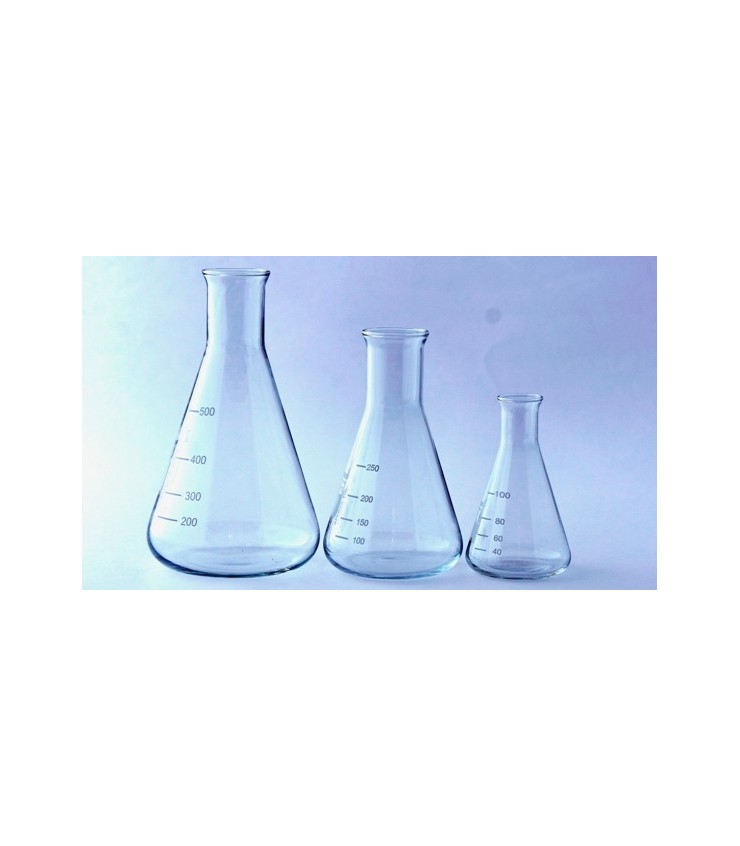 FLASK ERLENMEYER GLASS NARROW NECK