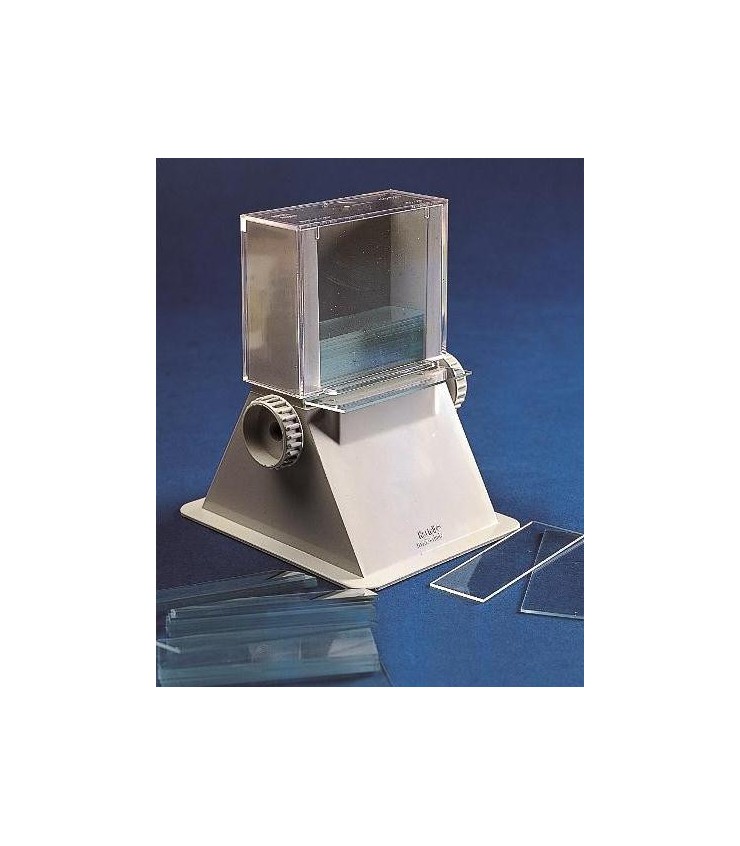 DISPENSER SLIDE ABS + PS, 100x120x140(h) mm, Up to 50 slides